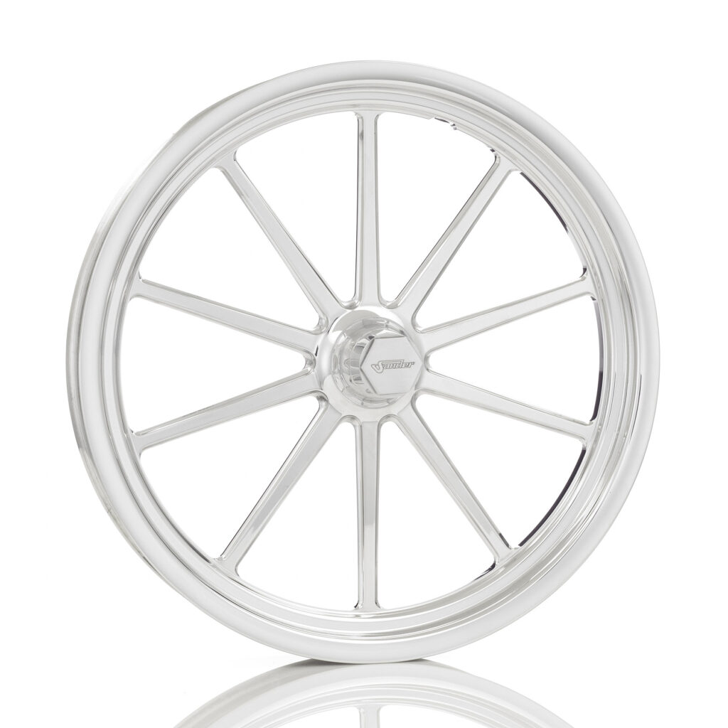 740 Series 10 Spoke Spindle Mount Front Drag Wheel Variations - Sander Engineering