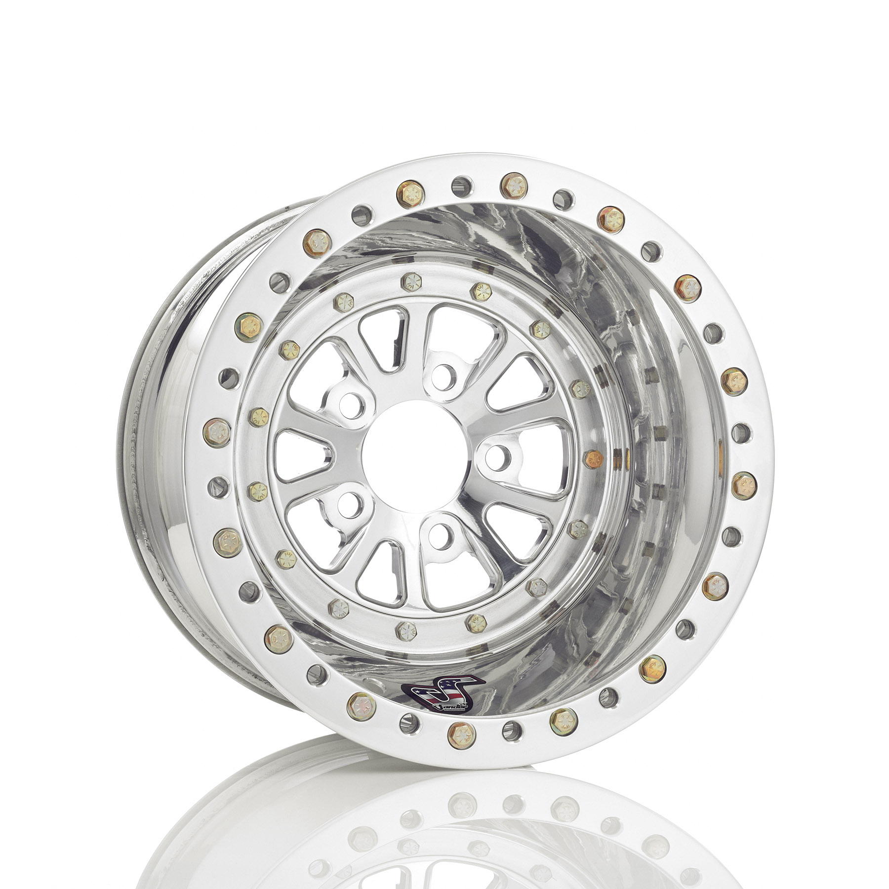 752 Series 15" Rear Drag Wheel - Double Lock - Sander Engineering