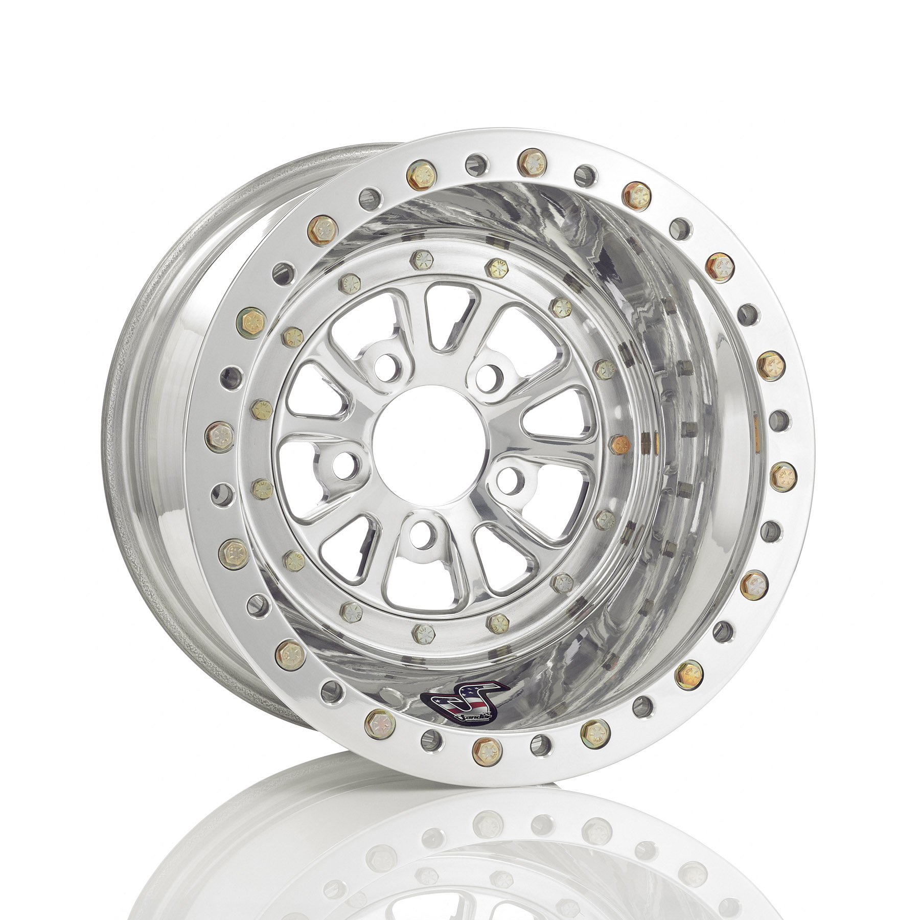 752 Series 15" Rear Drag Wheel - Single Lock - Sander Engineering