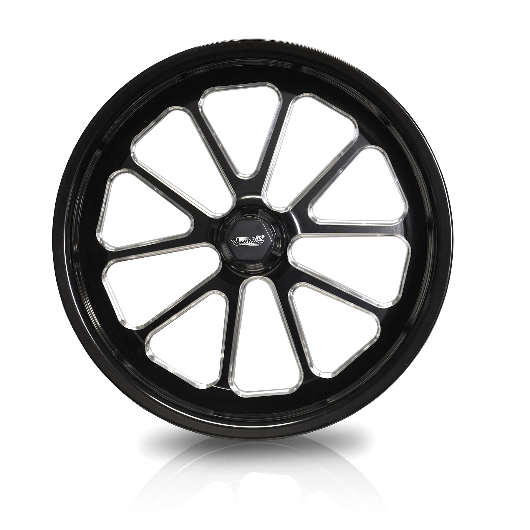 740 Series 10 Spoke Front Drag Wheels - Sander Engineering